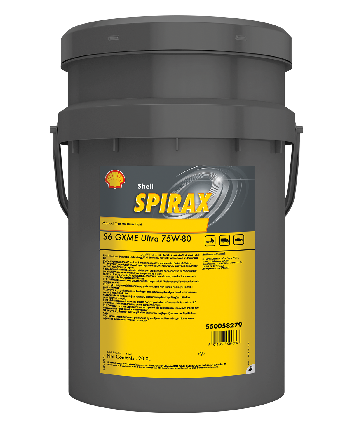 Shell Spirax S6 GXME Ultra 75W-80 – Knapphus Energi AS