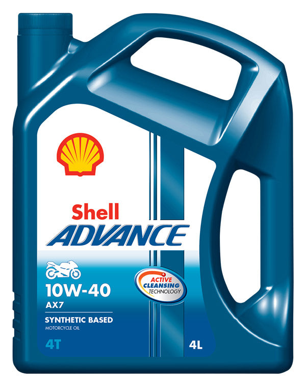 Shell Advance 4T AX7 10W-40 – Knapphus Energi AS