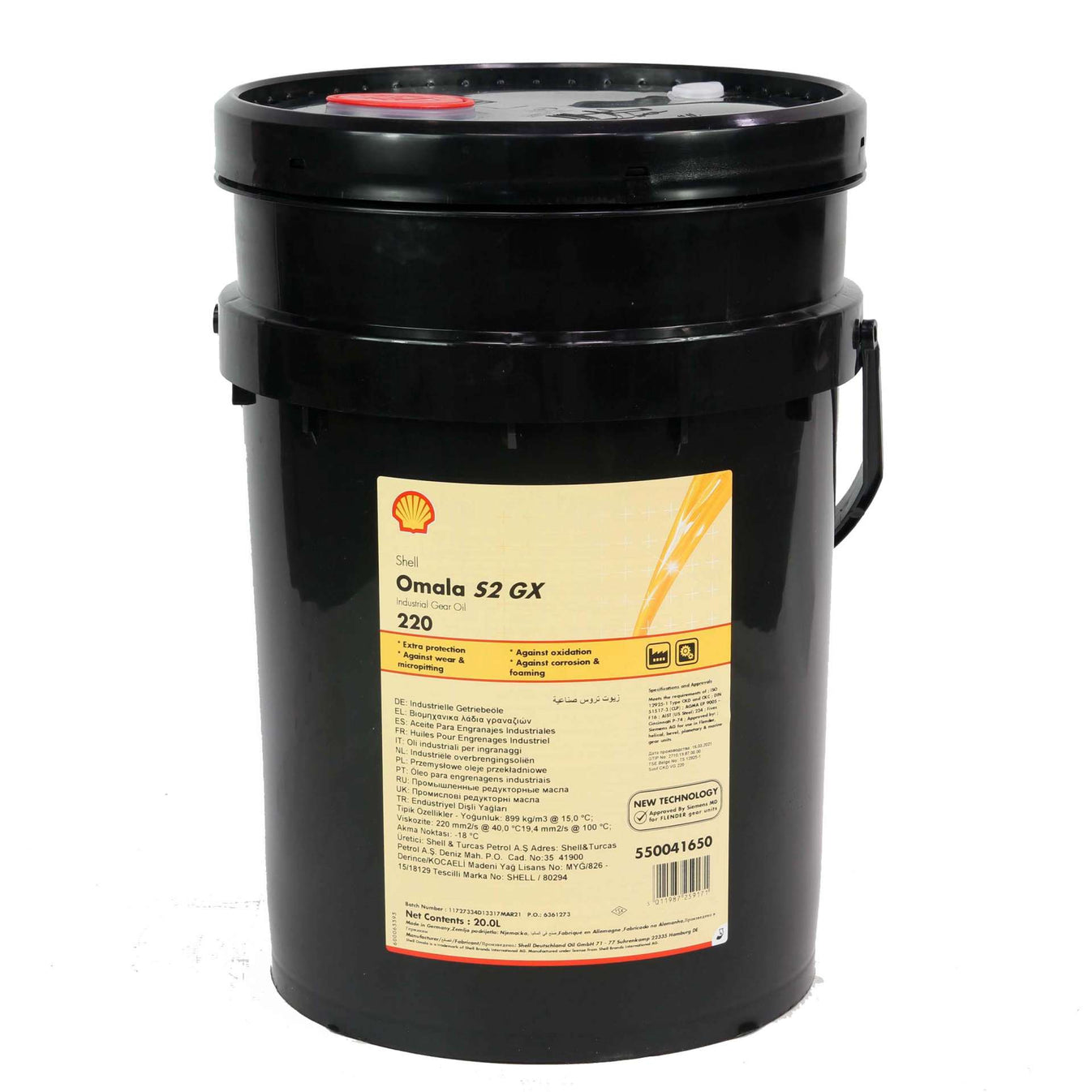 Shell Omala S2 GX 220 – Knapphus Energi AS